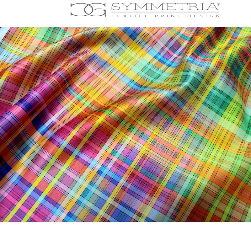 Madras Plaid Fabric - Etsy