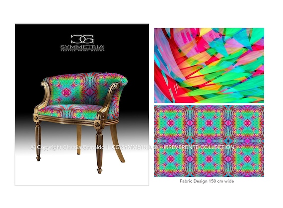 Bright Cheerful Multicolor Upholstery Fabric Tropical Vibes Fuchsia Aqua Printed Silk Home Decor Fabric Funky Colorful Designer Fabric Etsy Canada