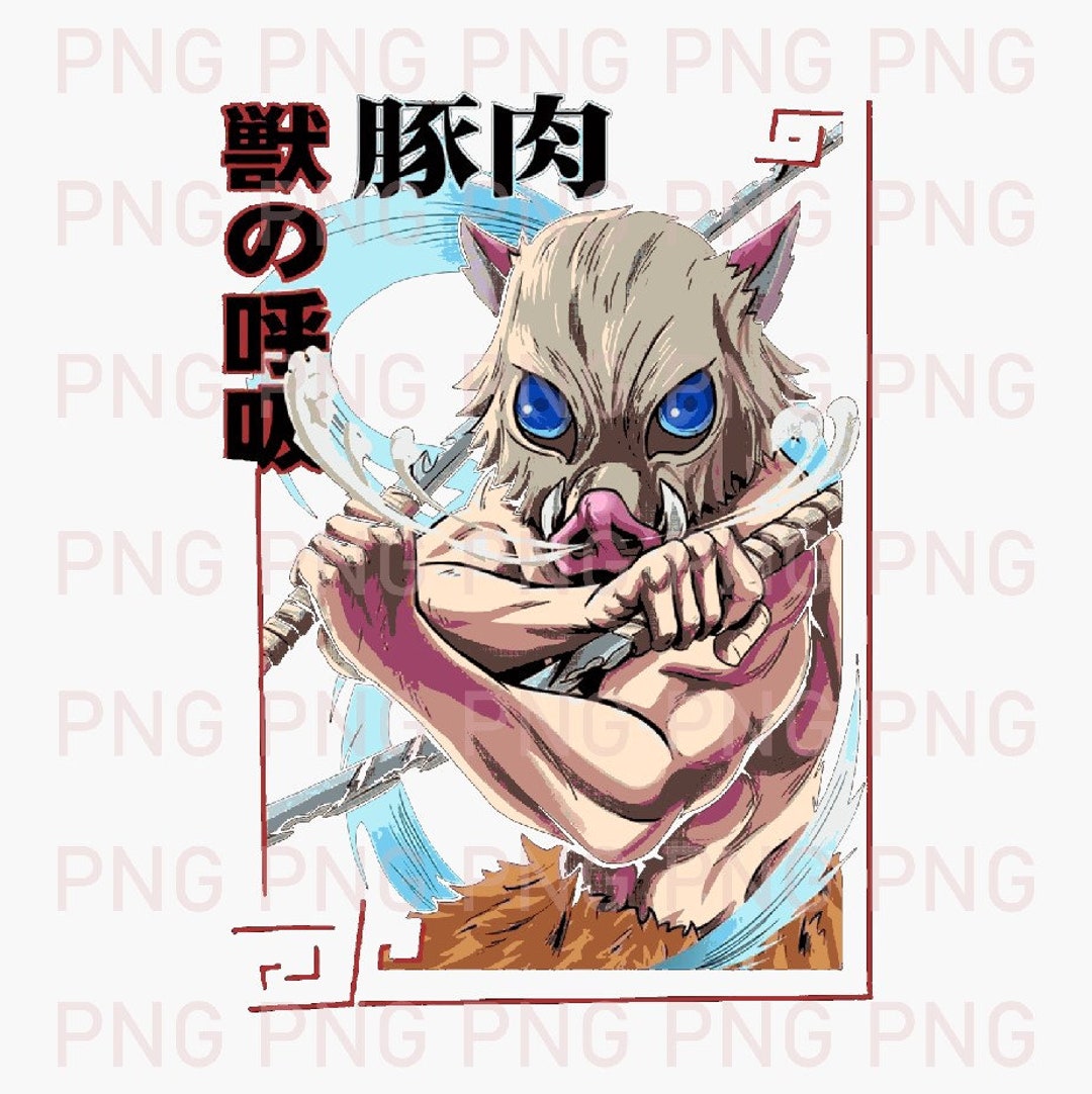 Inosuke Vektor Anime PNG Anime Clipart Anime Tshirt Design - Etsy.de