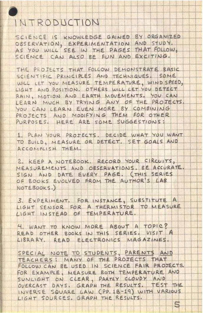 Engineer’s Mini-notebook: Science Projects (PDF) - Forrest M. Mims III ...