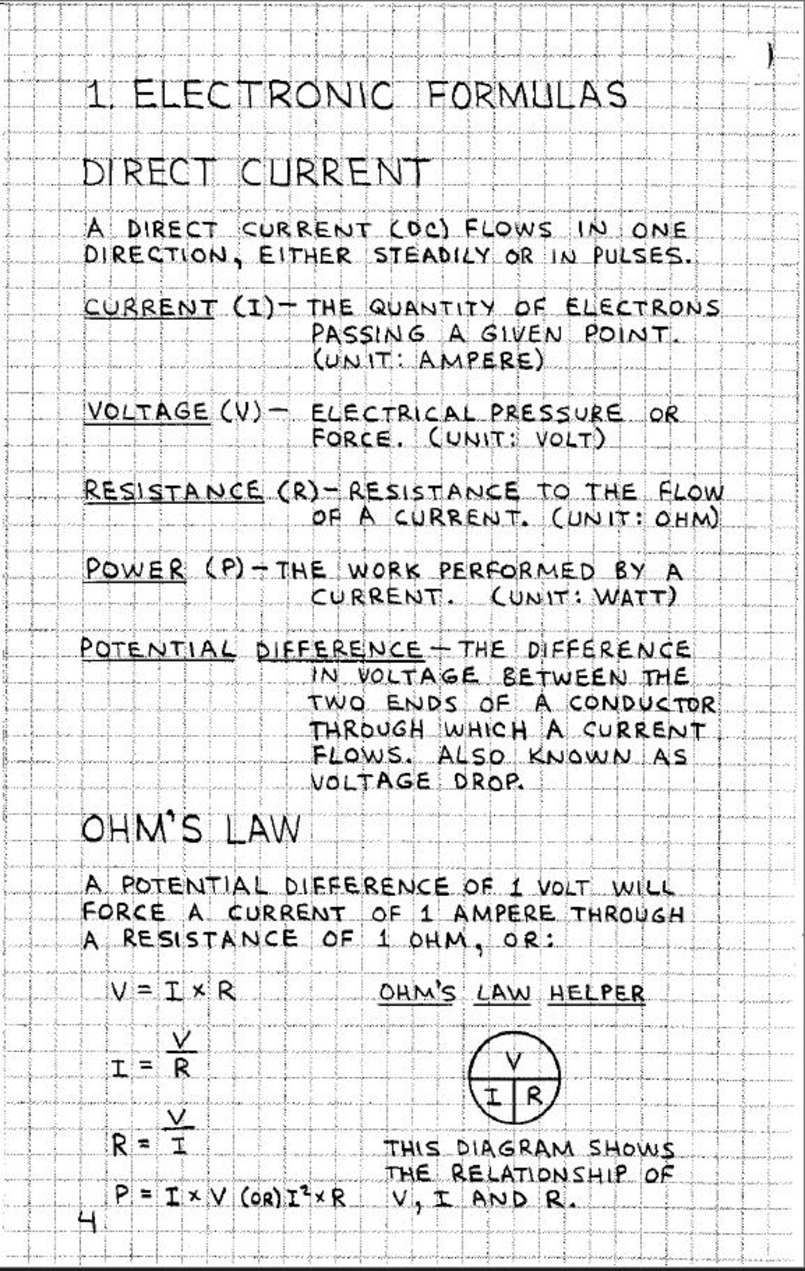Engineer’s Mini-notebook: Formulas, Tables, and Basic Circuits (PDF ...