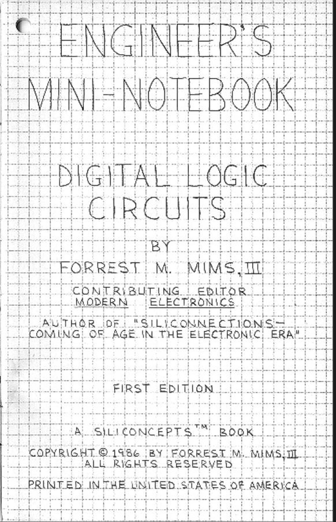 Engineer’s Mini-notebook: Digital Logic Circuits (PDF) - Forrest M. Mims III - Etsy