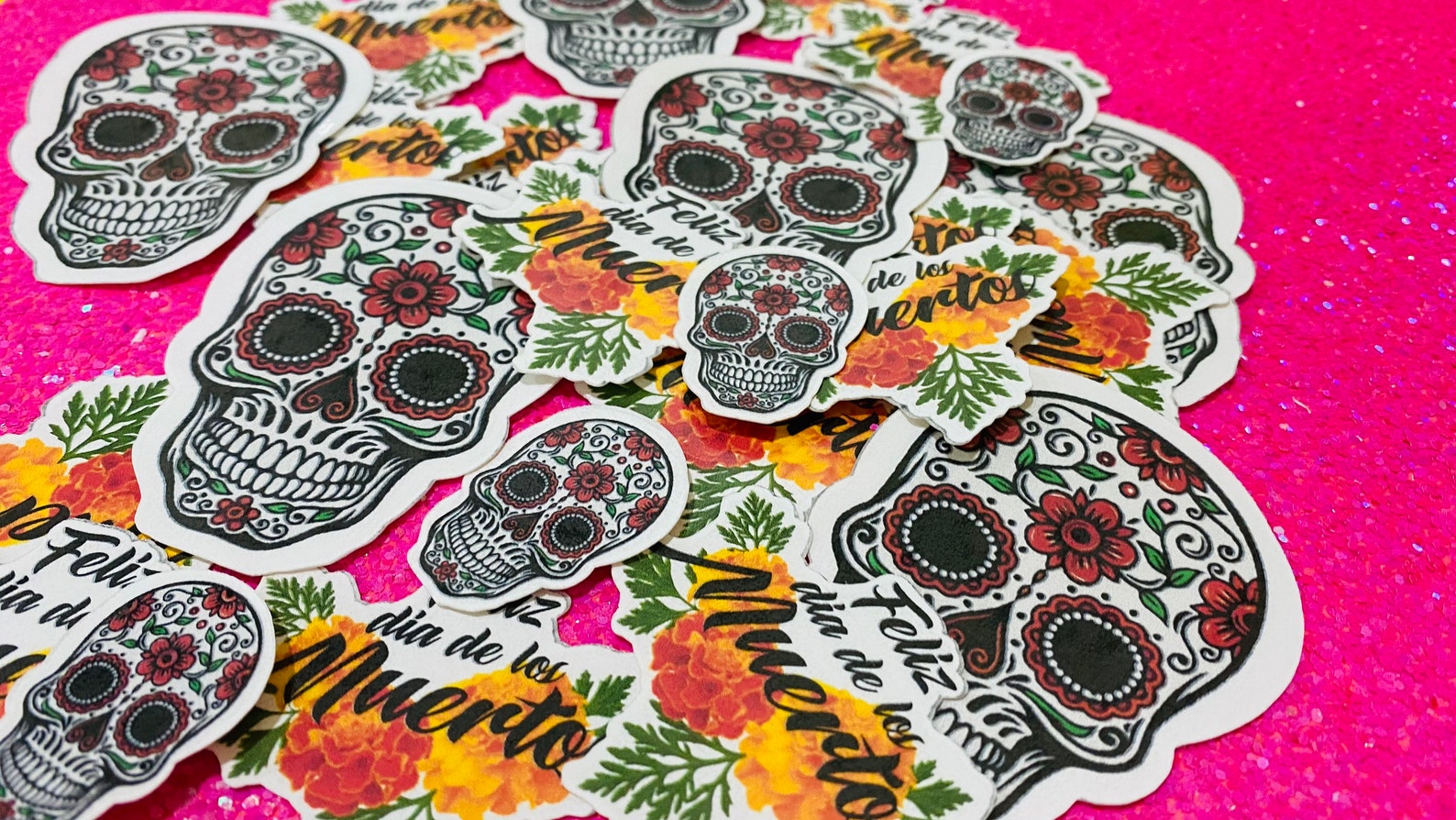 Dia De Los Muertos Sticker Pack day of the Dead | Etsy