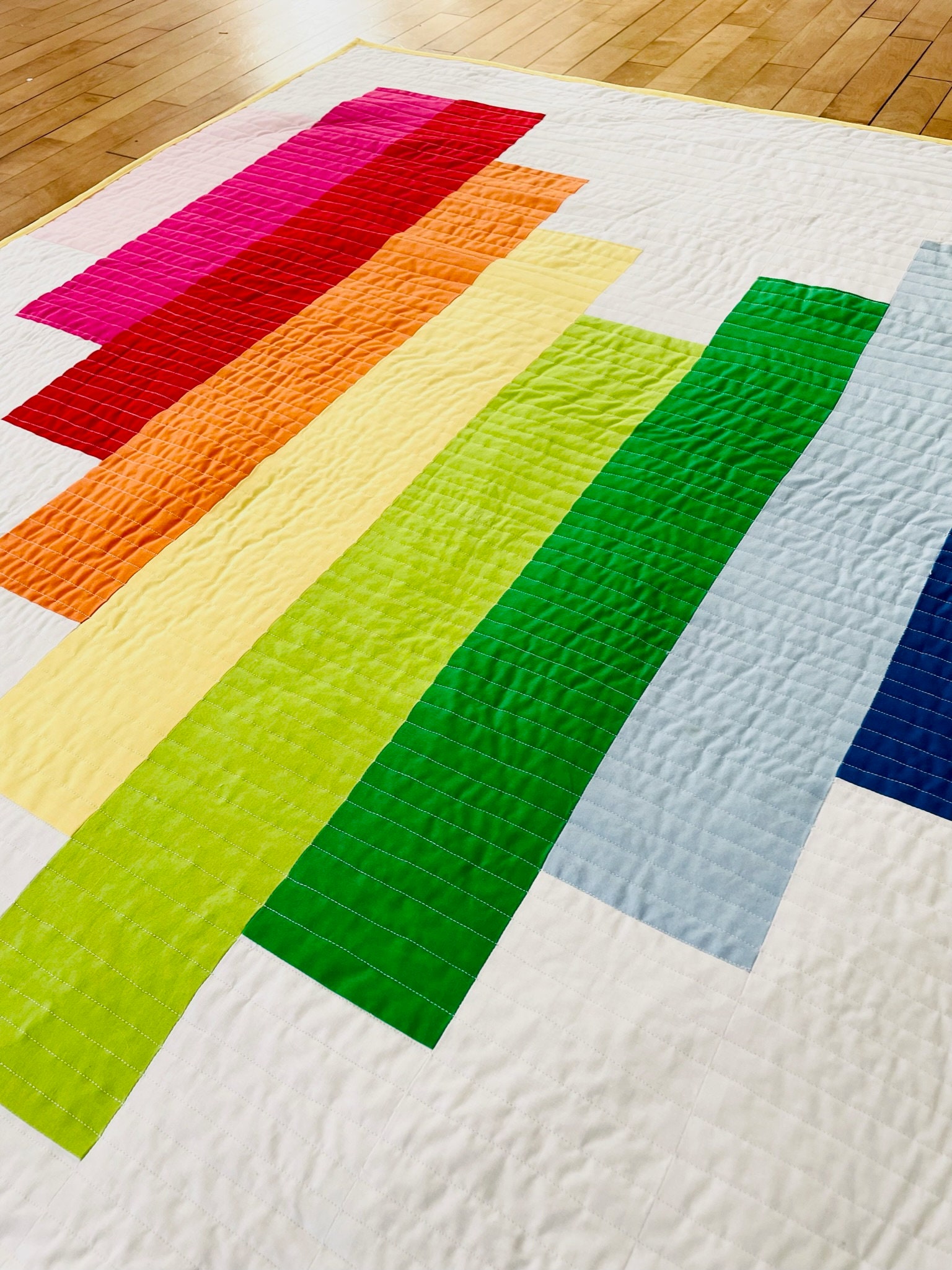 Rainbow LGBTQIA+ Pride Heart Quilt - Etsy