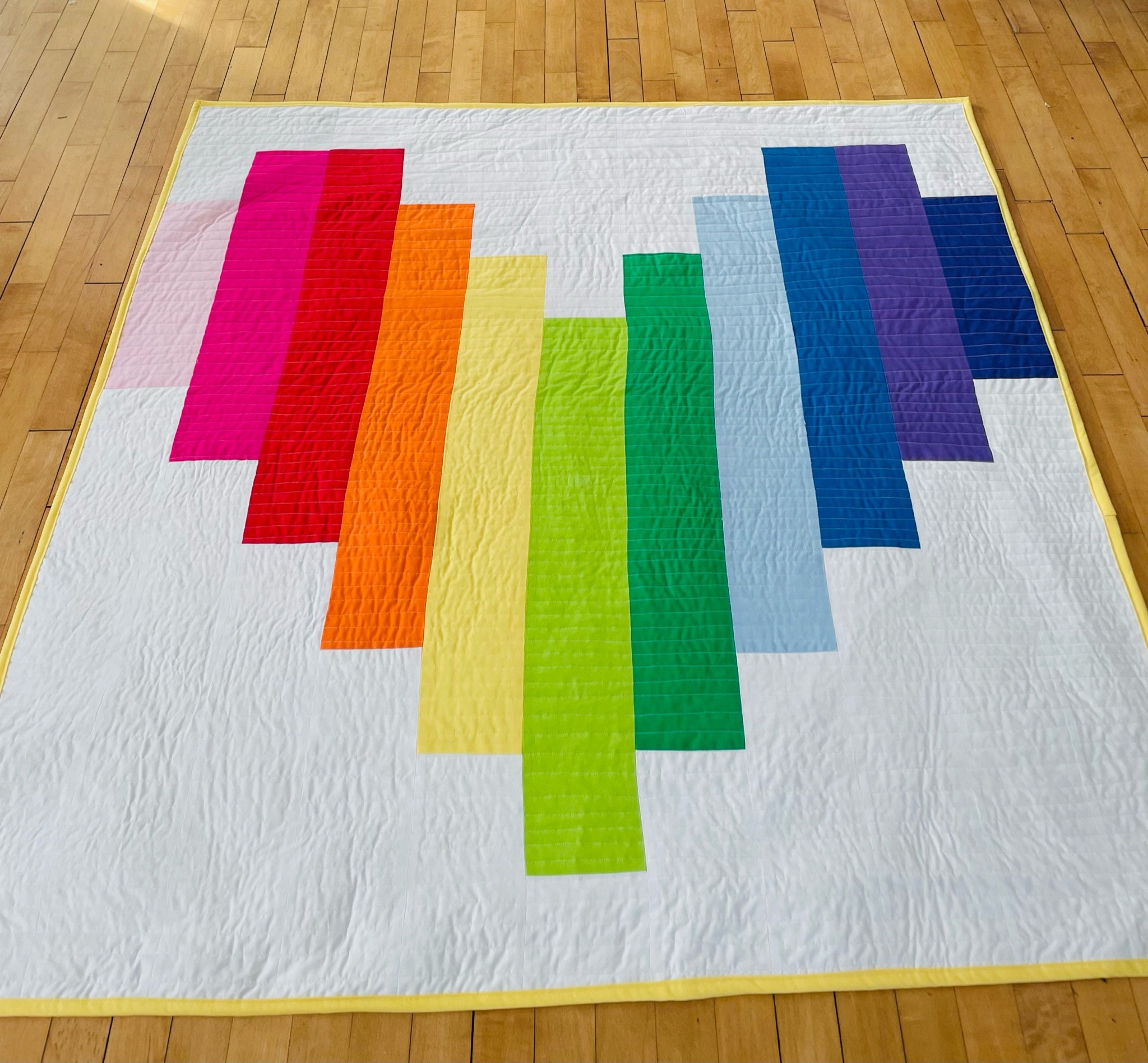 Rainbow LGBTQIA+ Pride Heart Quilt - Etsy