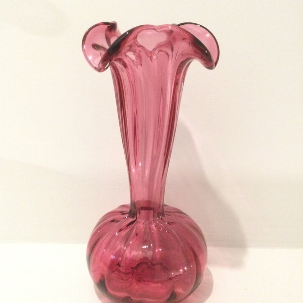 Cranberry Glass - Etsy