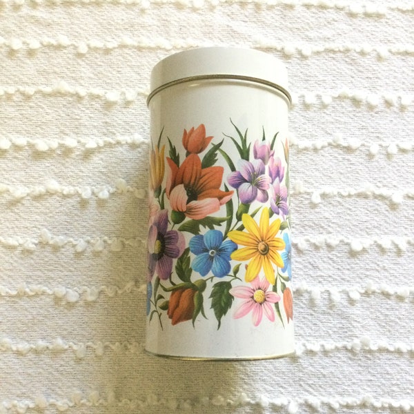 Floral Tin Box - Etsy