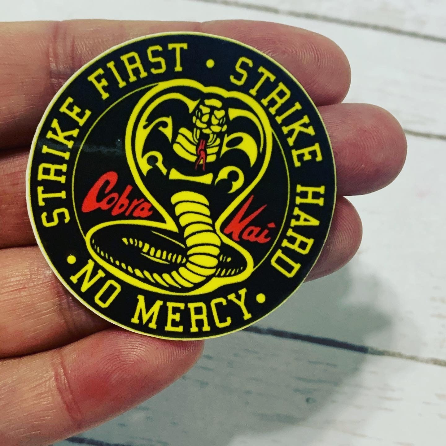 Cobra Kai Inspired Tumbler Sticker Weatherproof Laptop Water Bottle ...