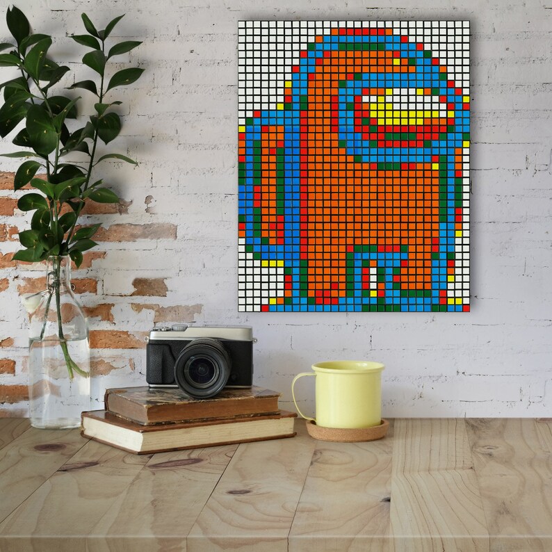 Among Us Rubik's Cube Mosaic DIY Puzzle Kit Art | Etsy