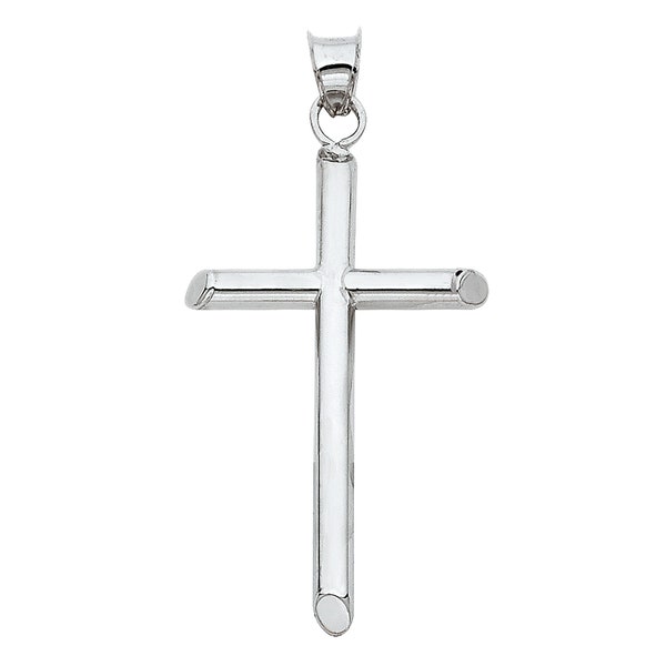 White Gold Cross - Etsy