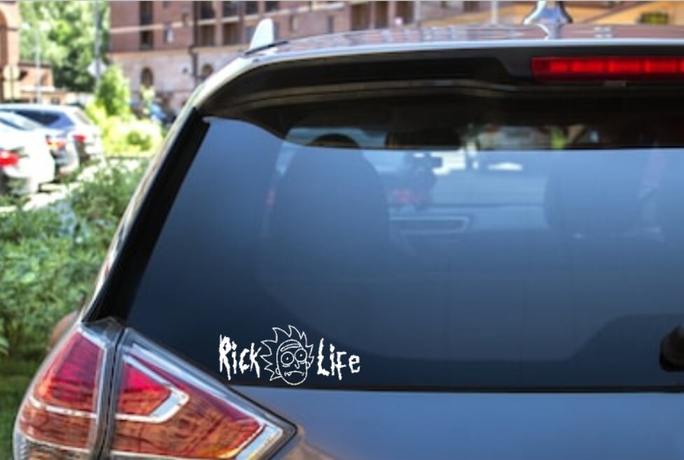 Rick Life Coche o Portátil Calcomanía Pegatina / Personalizar su coche ...