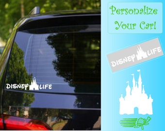 Disney Castle Car Decal - Etsy