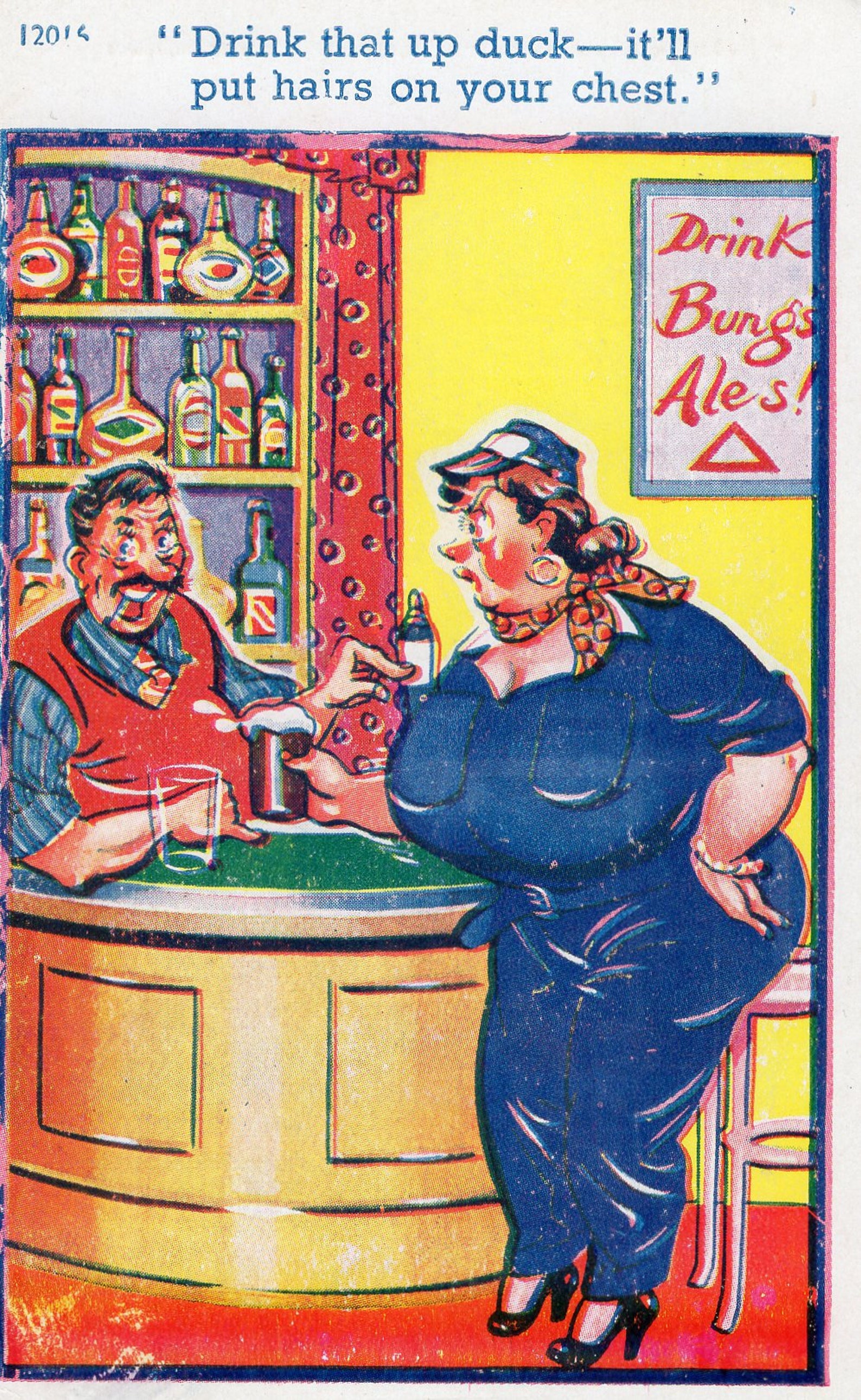 Comic Vintage Post Cards Pre 1960's Trow - Etsy