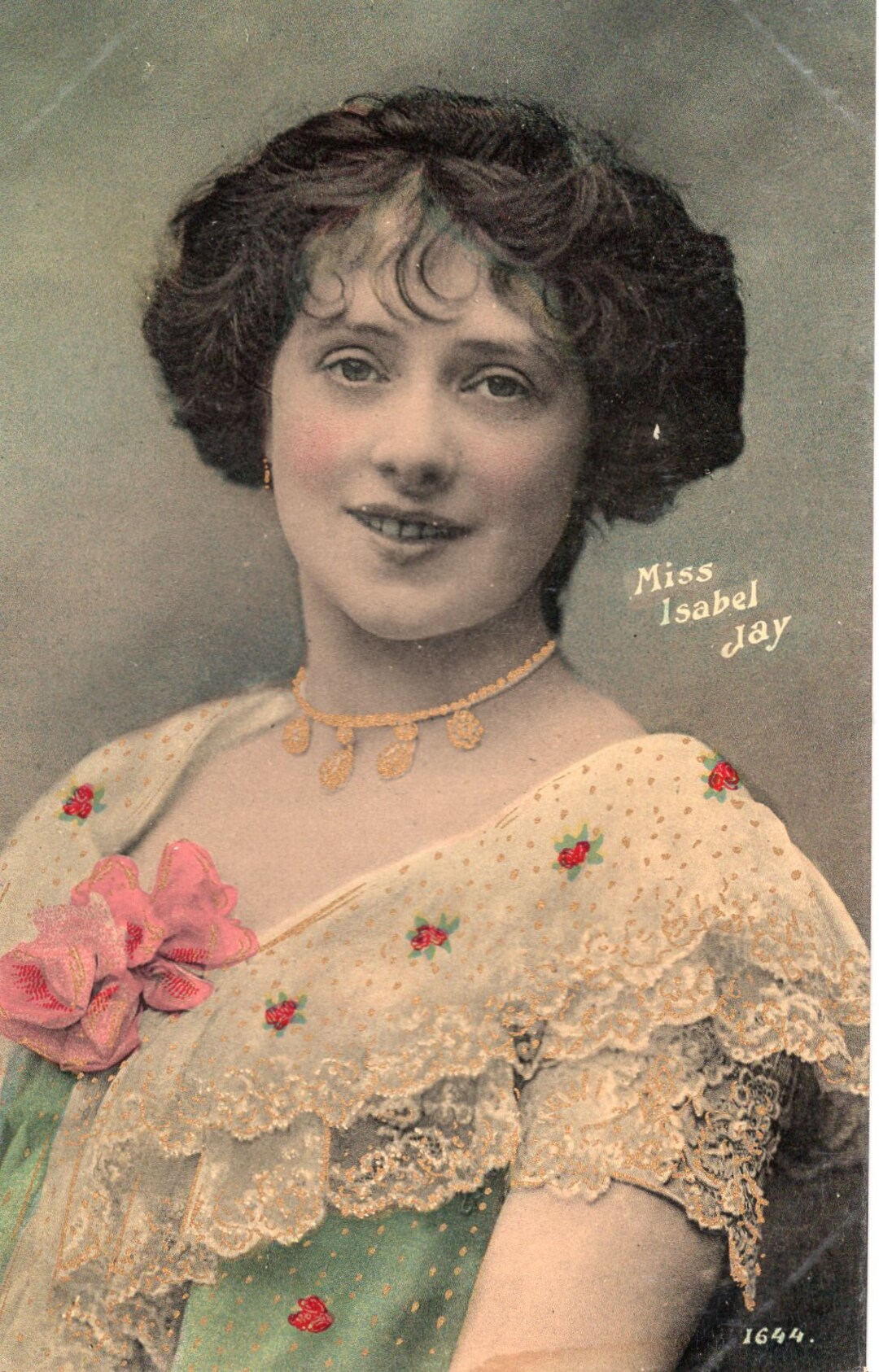 Vintage Post Card Miss Isabel Jay - Etsy