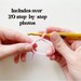 Crochet Star Pattern | Cute Mini Star Charms Instructions | Crochet ...