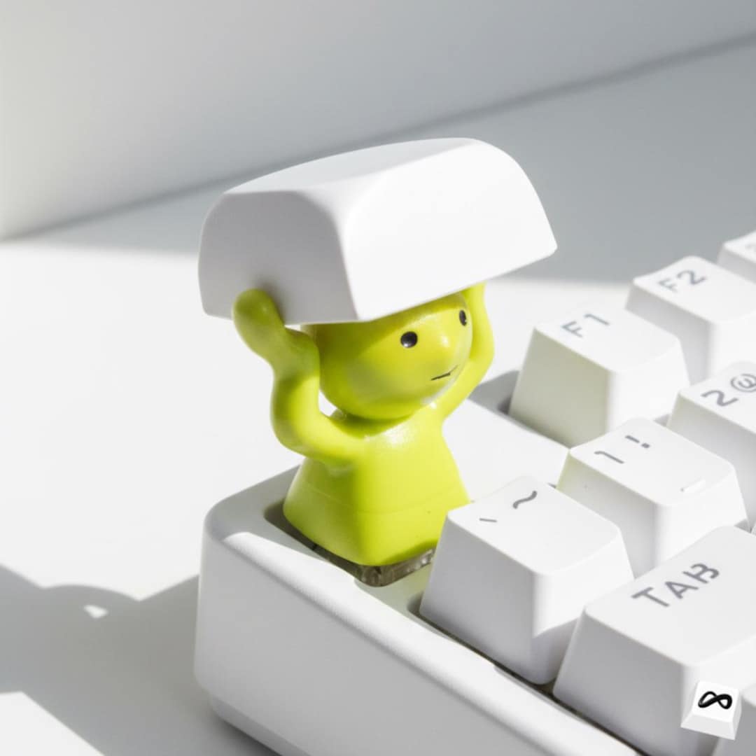 Big Size Hiding Figure Keycap | 3D Resin Artisan Keycap | Mechanical ...