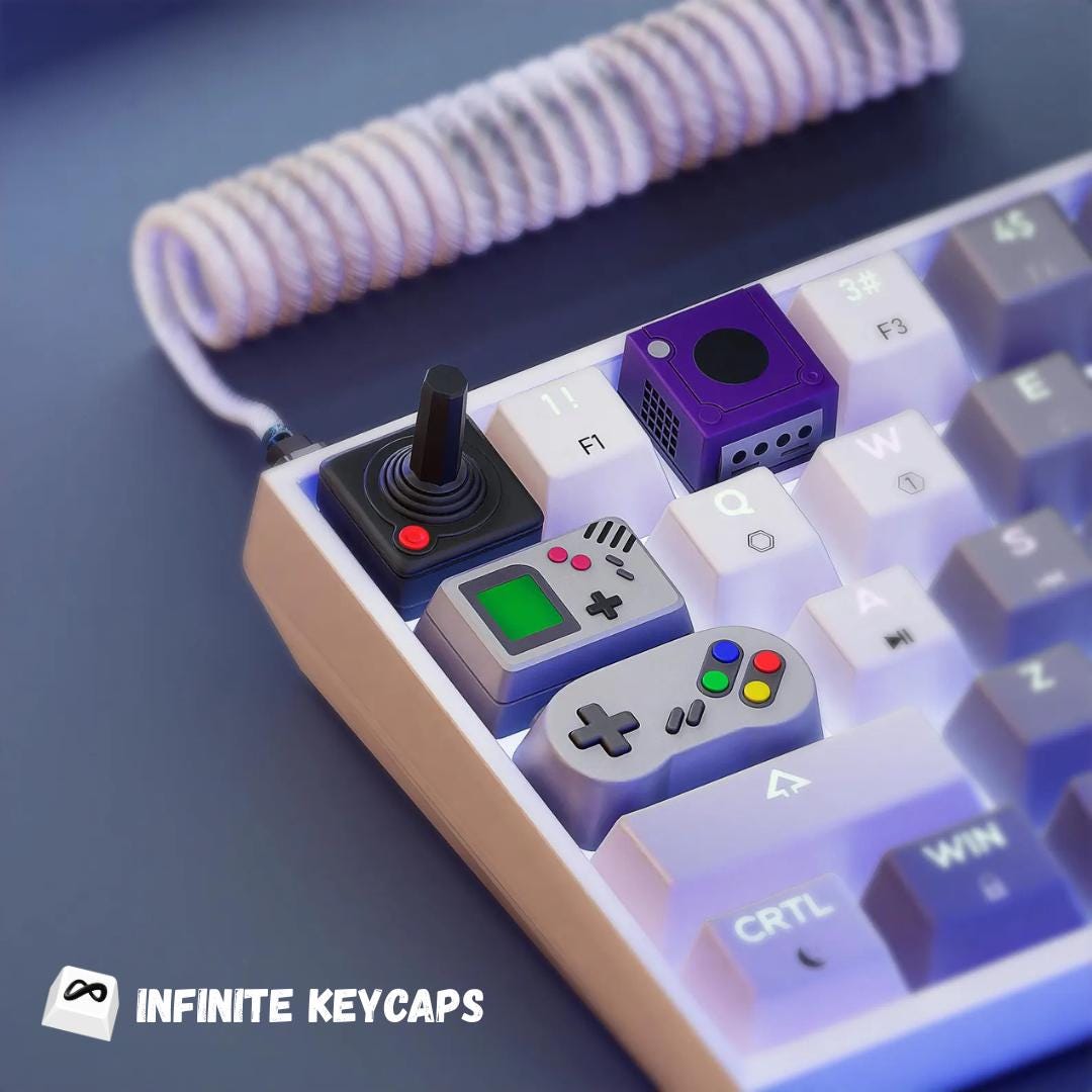 Video Game Keycap | Atari 2600 | Gameboy | Gamecube | SNES Controller ...