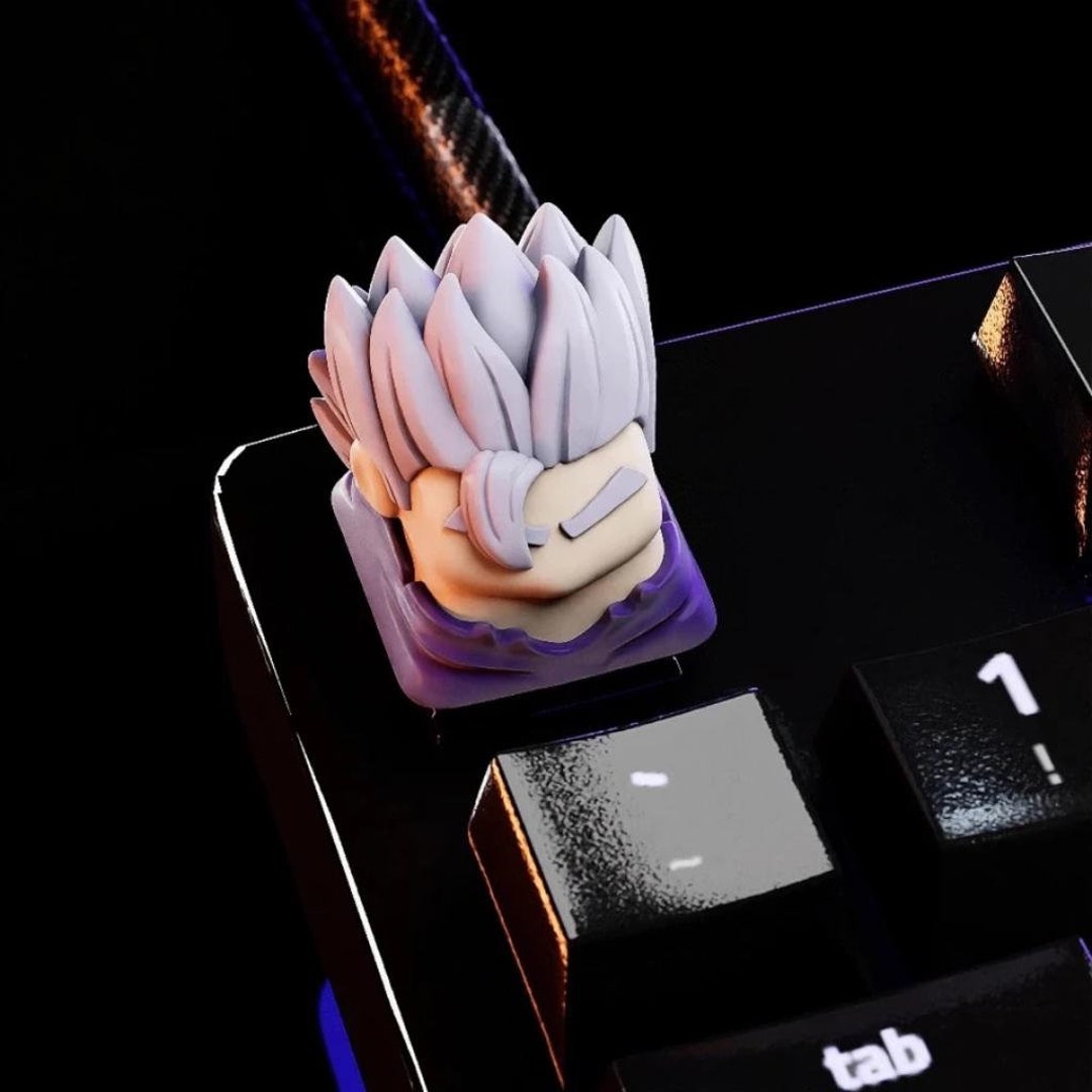 Mystic Warrior Keycap | Power Form Keycap | Anime-inspired Resin Keycap ...