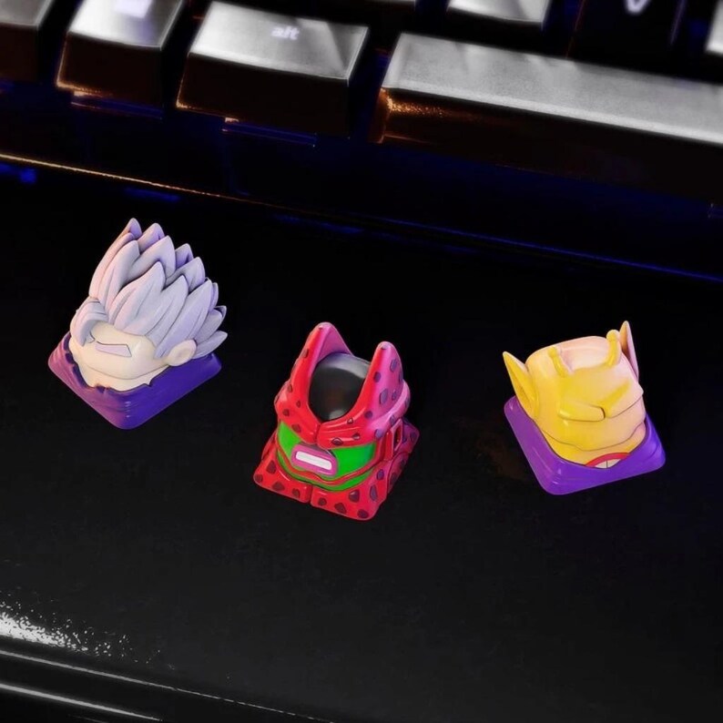 Dragon Ball Cell Max Keycap | Custom Anime Keycap | Anime Character ...