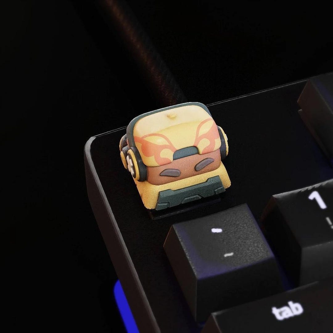 Boom Girl Inspired Keycap | Custom Resin Keycap | Premium Quality ...