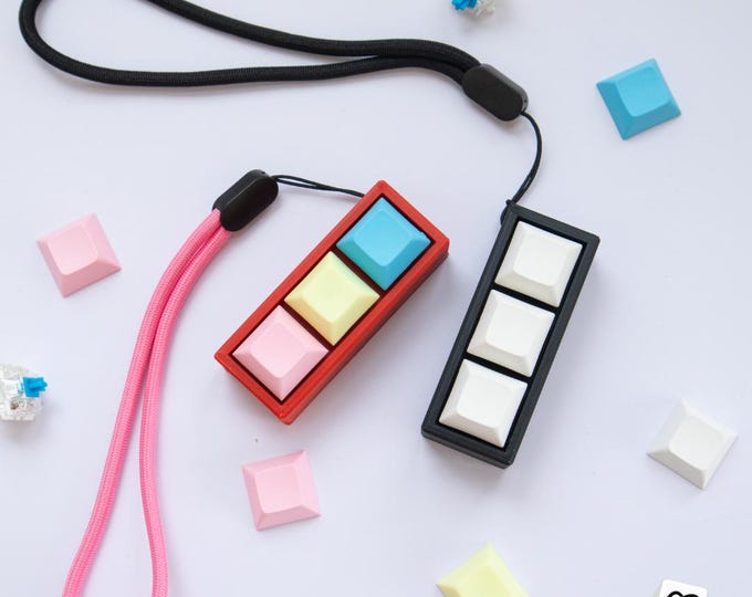 Mechanical Switch Clicky Fidget - 105+ Colors, Luna Kitty Keychain ...