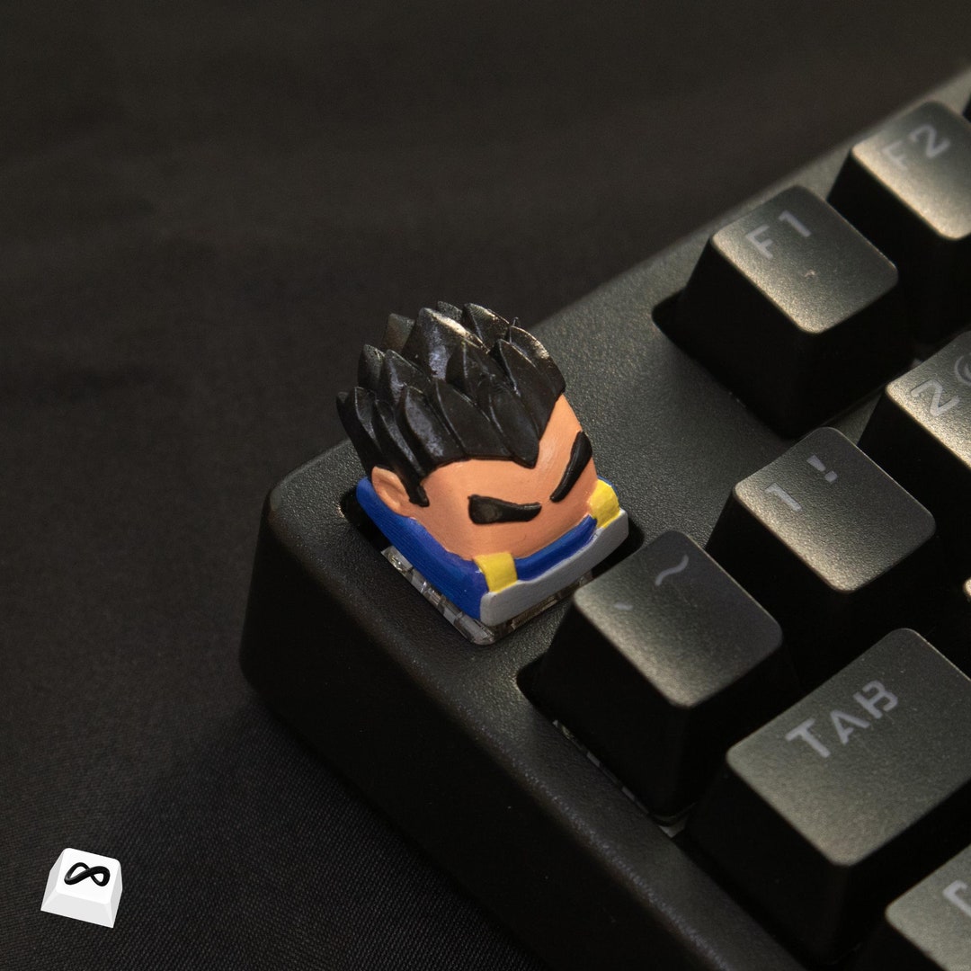 Dragon Ball Vegeta Keycap | Anime Goku Keycap | Custom Keycap | Hand ...