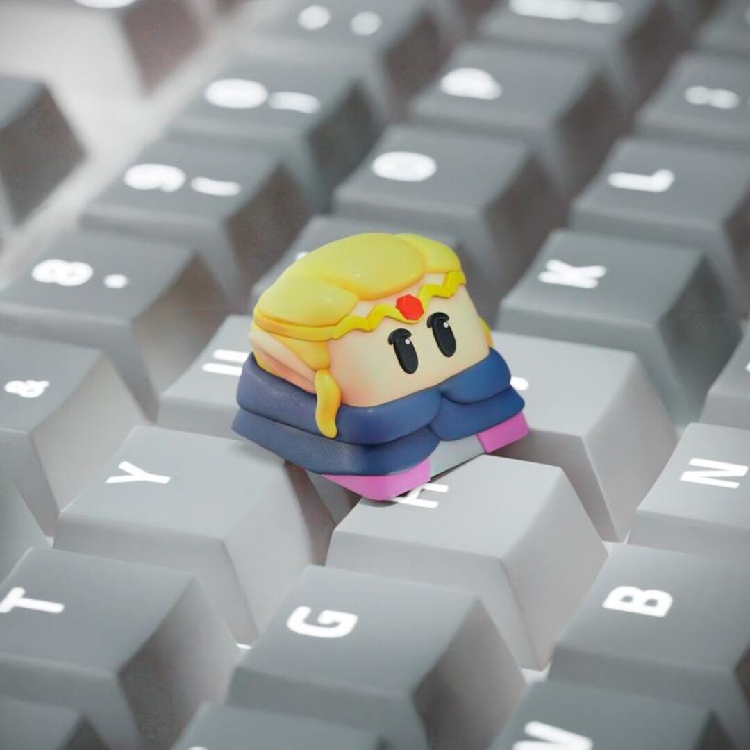 Princess Zelda | Artisan Keycap | Custom Keycap | Gaming Keycap | Anime ...