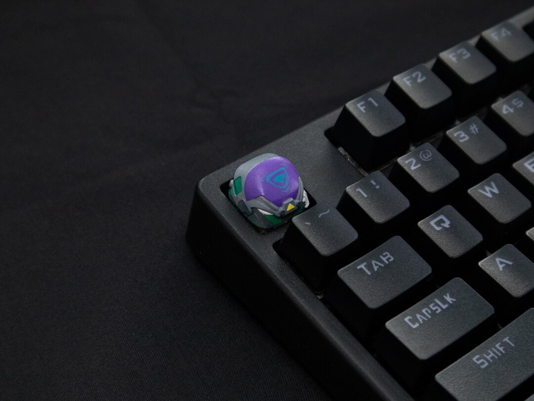 Futuristic Robot Agent Keycap | Custom Keycap | Artisan Keycap | Game ...