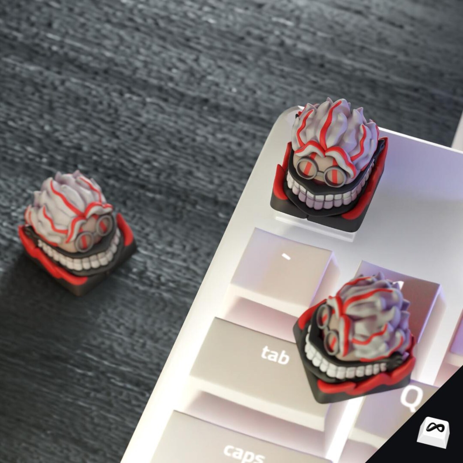 Okarun | Dandadan Artisan Keycap | Anime Keycap | Gift for Gamer ...