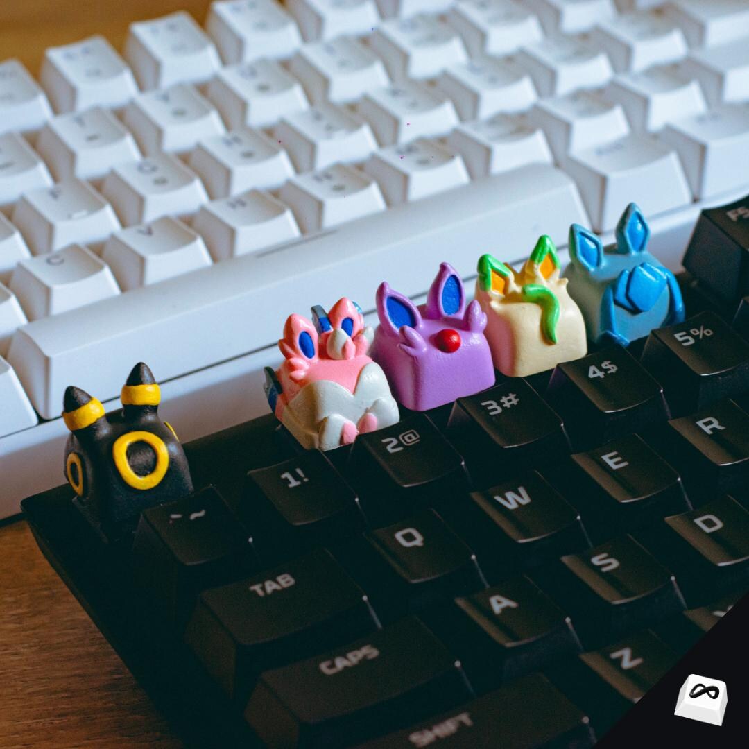 Elemental Fox Keycap | Artisan Keycap | Anime Keycap | Gift for Gamer ...