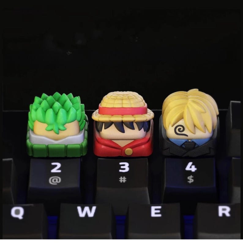 One Piece Luffy Keycap | Anime Keycap | Custom Keycap | Pirate Theme ...