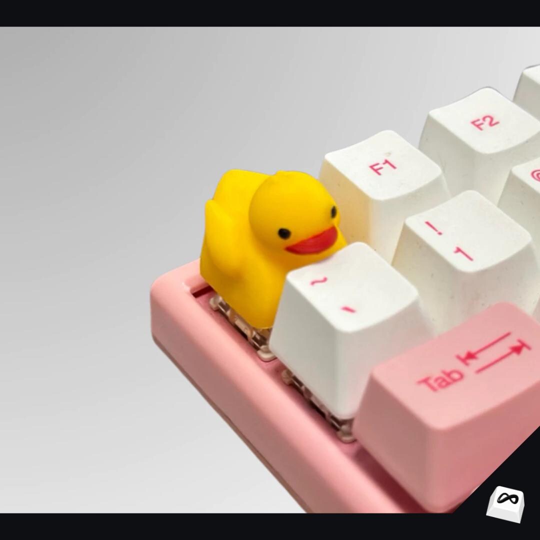 Yellow Duck | Custom Artisan Keycap | Gaming Anime Keycap | Handpainted ...