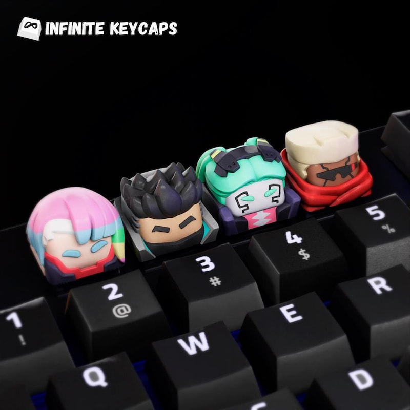Cyberpunk Keycaps - Etsy