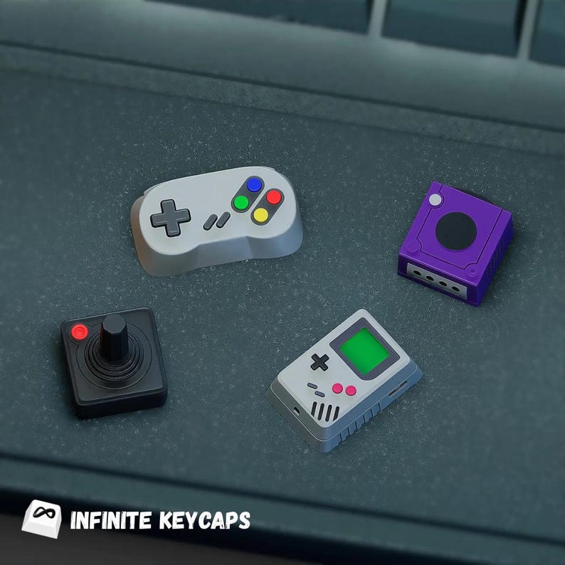 Video Game Keycap | Atari 2600 | Gameboy | Gamecube | SNES Controller ...