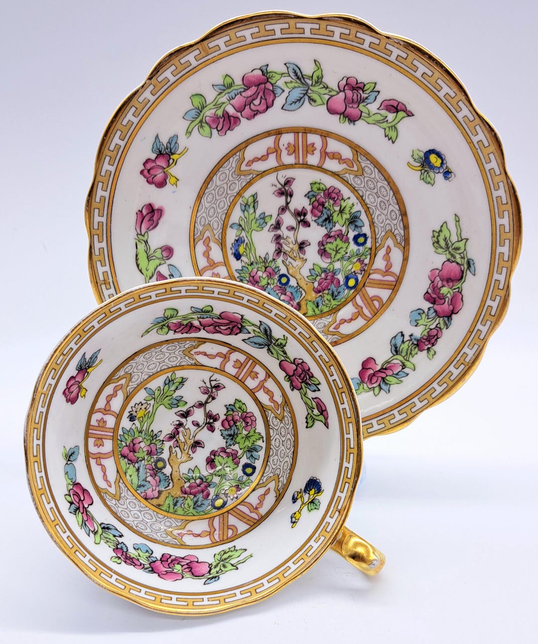 As is Star Paragon Tree of Kashmir Teacup and Saucer - Etsy