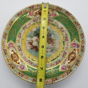 Rare Royal Vienna Style Cabinet Plate With Backstamp of Samson Sevres ...