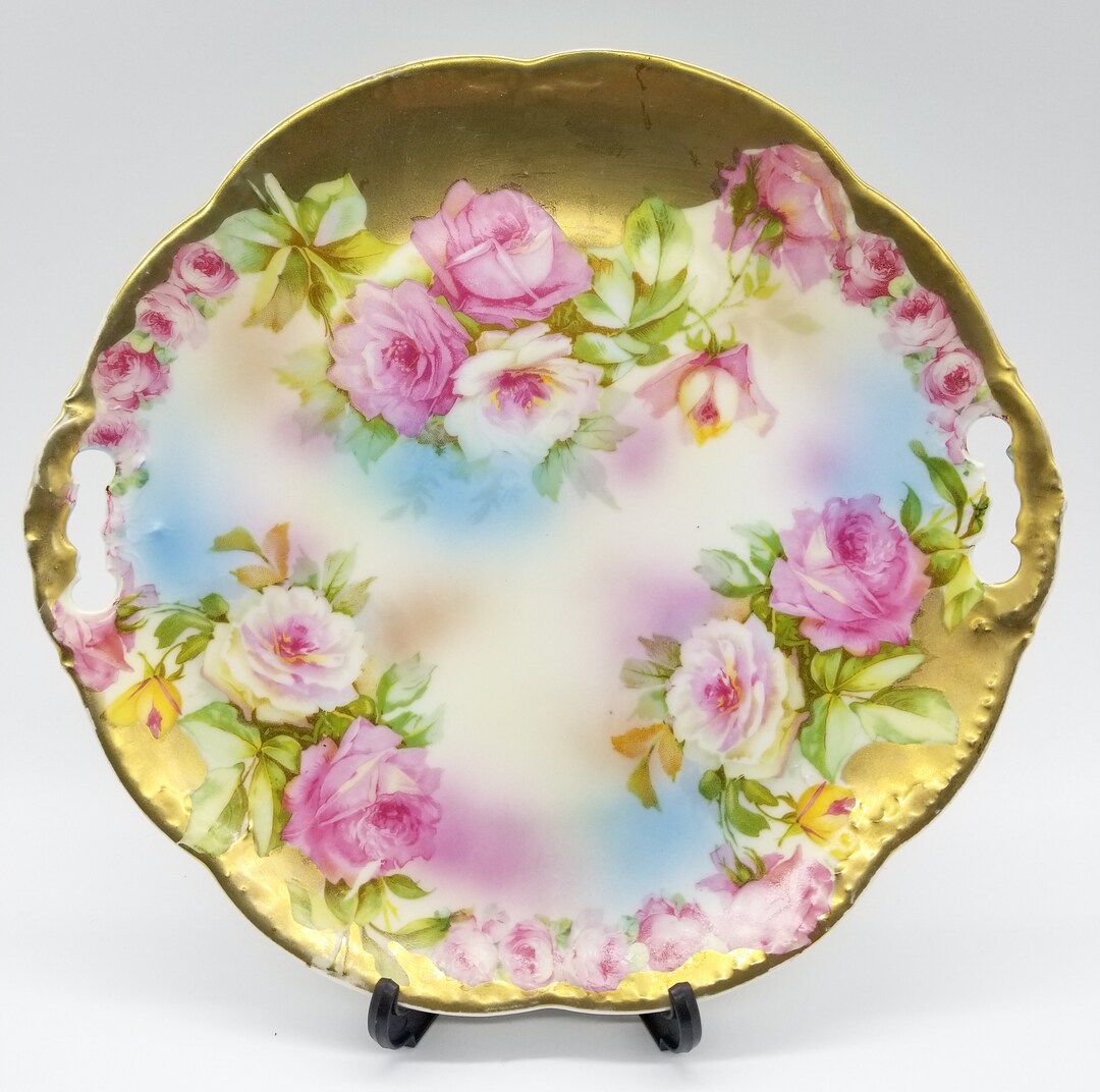 Gorgeous Royal Vienna Hand Painted Heavy Gold Cabinet Plate - Etsy