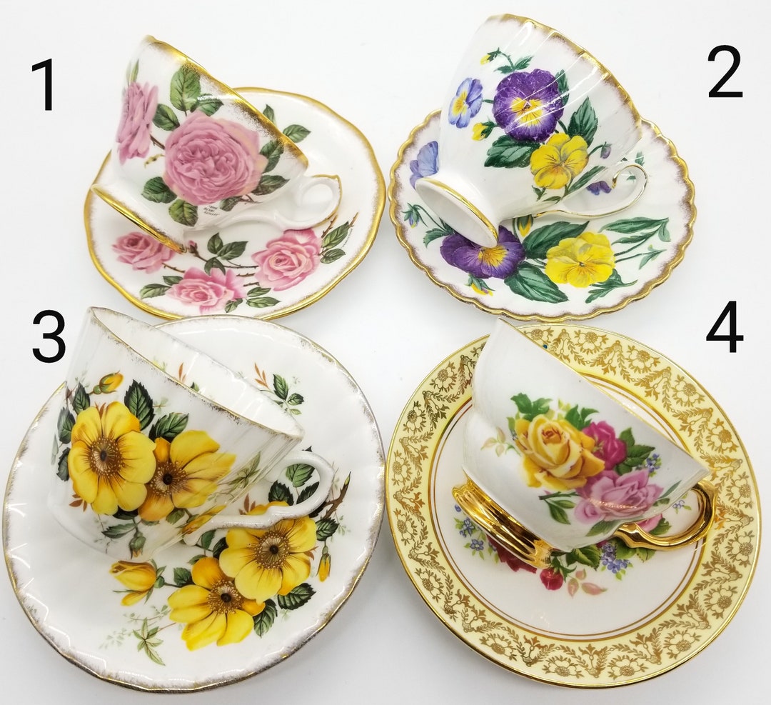 Queen Ann,gladstone ,regency Teacups and Saucer , Priced Individually ...