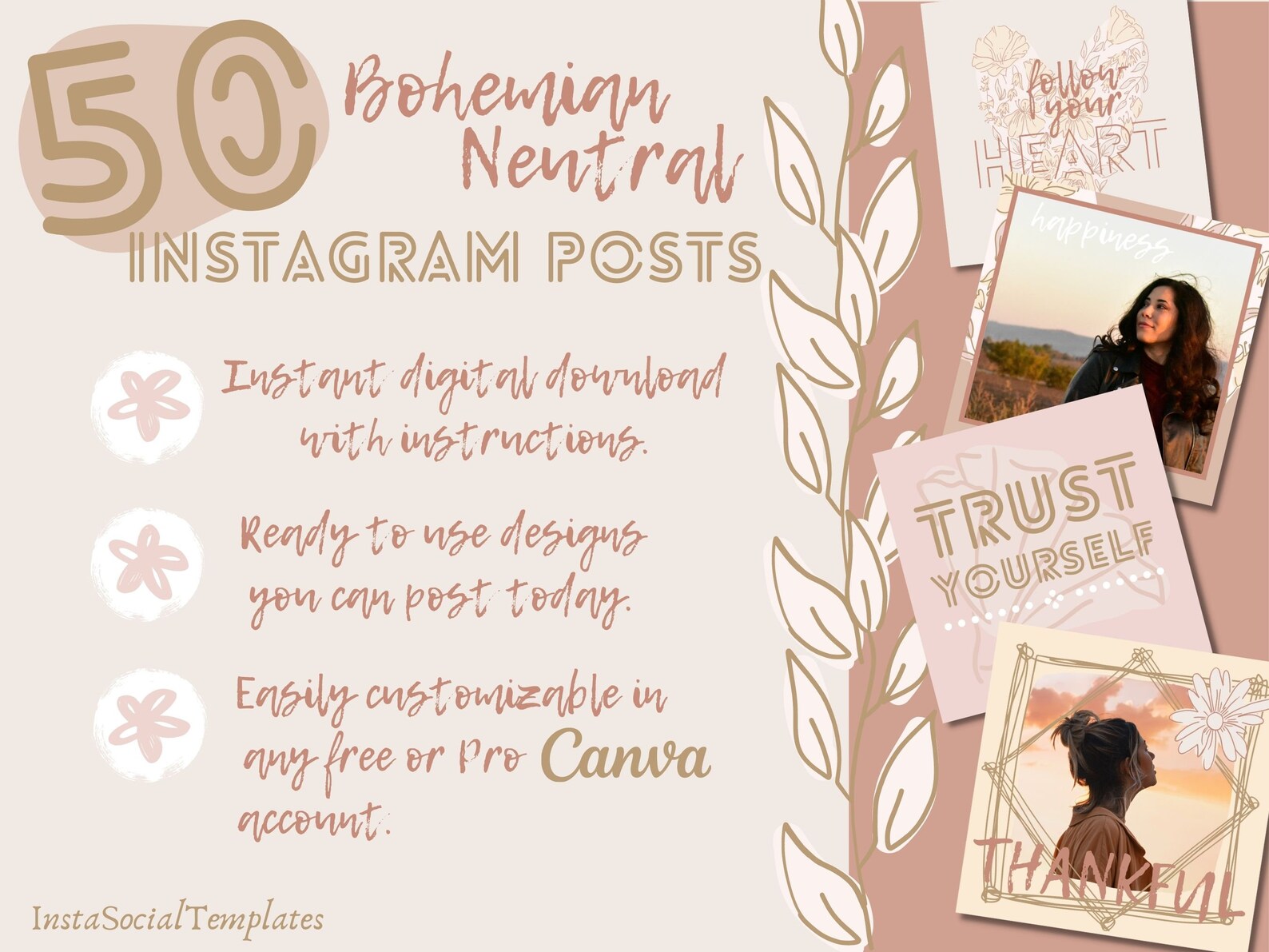 Instagram Post Templates Canva | Canva Templates | Instagram Templates ...