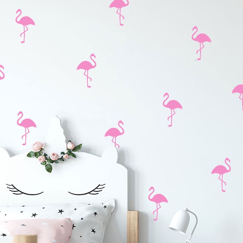 Flamingo Wall Decals - Etsy