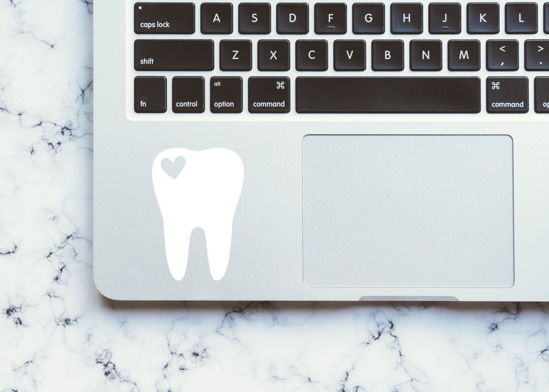 Tooth Decal, Laptop Decal, Car Decal, Window, Tumbler, Vinyl, Macbook ...