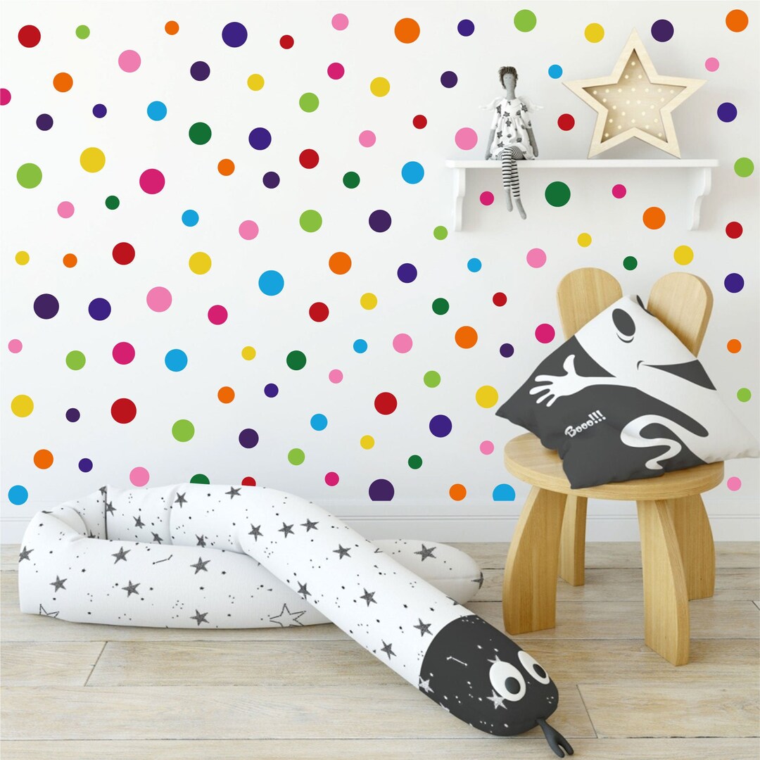 Dot Wall Decal Set - Stickers - Wall Pattern Decals - Confetti Decals ...