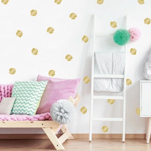 Shell Wall Decal Set - Wall Pattern Decals - Confetti Decals - Nursery ...