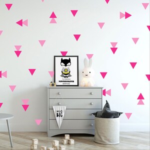 Triangle Wall Decal Set Stickers Wall Pattern Decals Confetti Decals ...