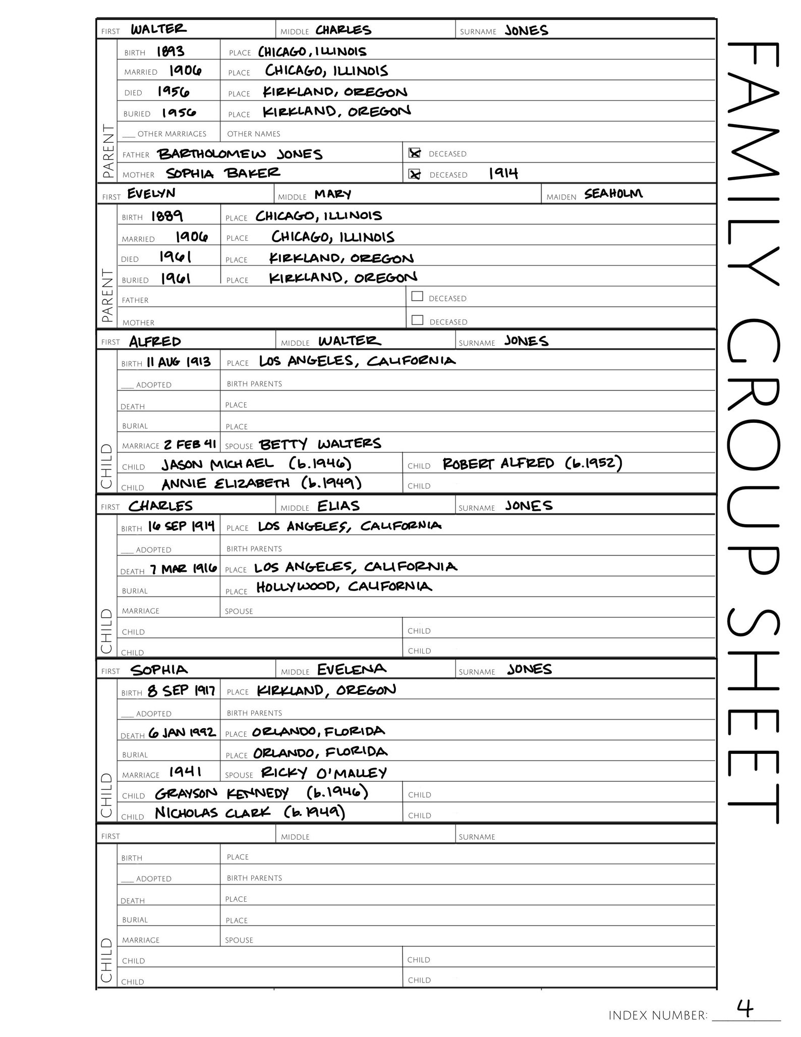 Family Group Sheets: Printable Genealogy Forms (digital Download ...