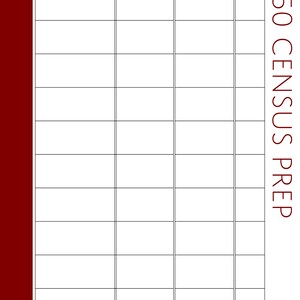 1950 Census Bundle: Printable Genealogy Forms (digital Download ...