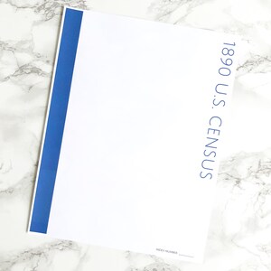 Blank US Census Pages: Printable Genealogy Form (digital Download ...