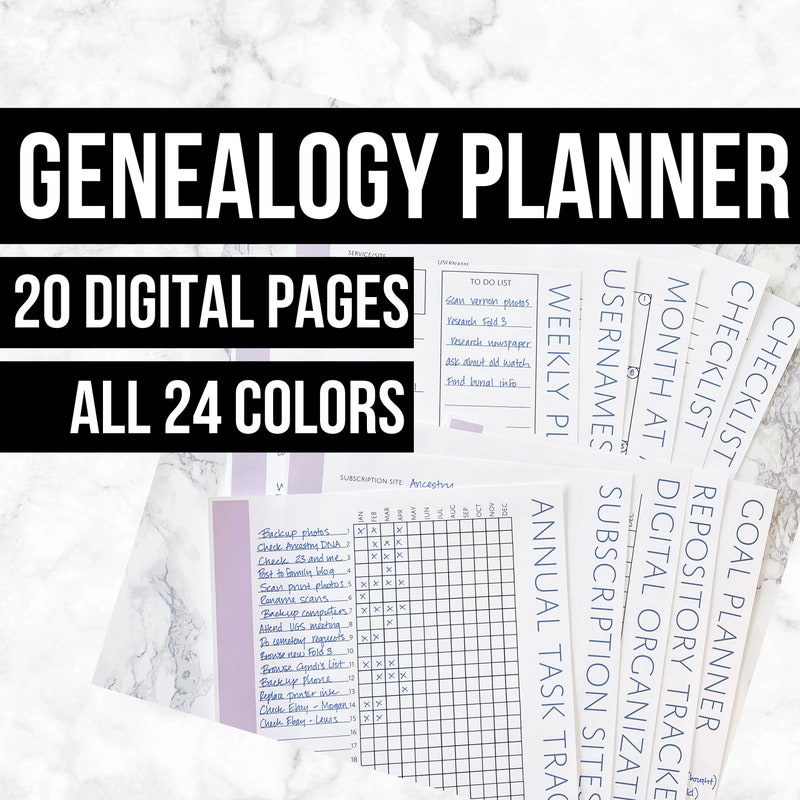 Genealogy Stickers - Etsy