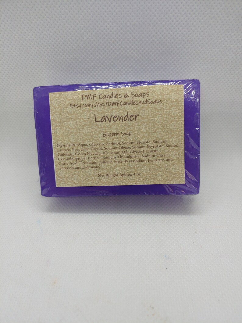 Lavender Glycerin Melt and Pour Soap Purple Soap Soap Bar Melt and Pour ...
