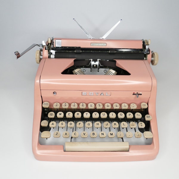 Pink Typewriter - Etsy